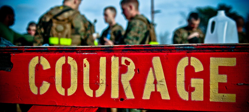 To Do Something Truly Couragous, You Have To Mean To