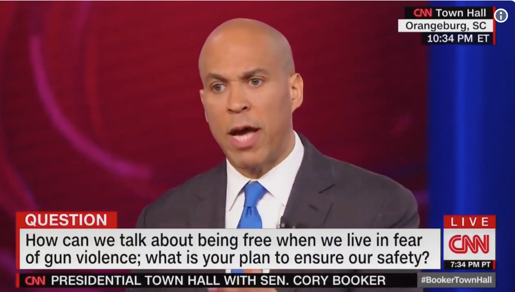 Cory Booker Peddles False Gun Law 'Loopholes' During CNN Town Hall