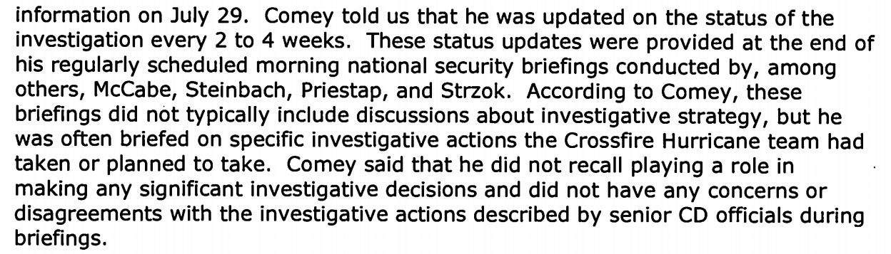 10 Times FBI Officials Could 'Not Remember' Key Details Of Russia Probe