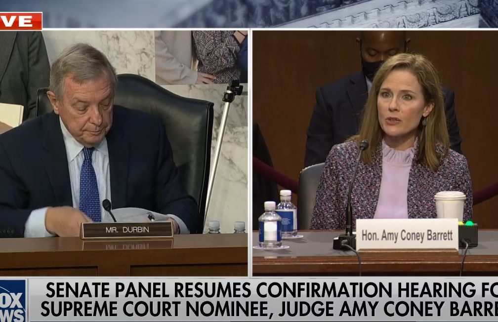 Amy Coney Barrett Explains How The Constitution Works To Dick Durbin