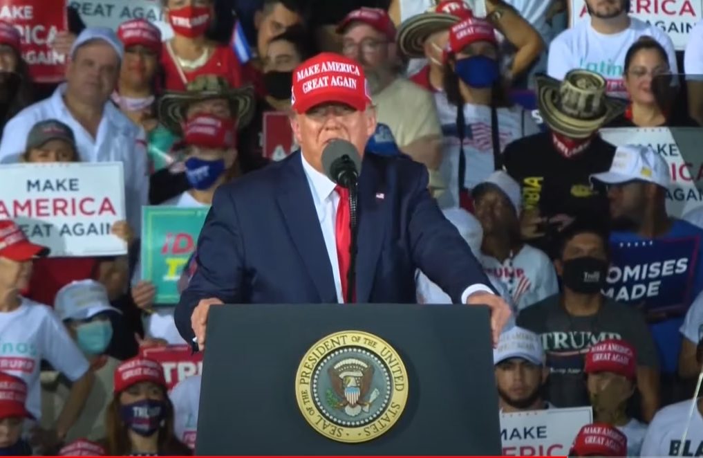Donald Trump Takes Key Battleground Florida On Road To Re-Election